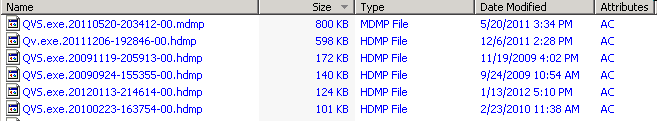 Can i delete .hdmp files? (In Windows Server 2003) - Qlik Community ...