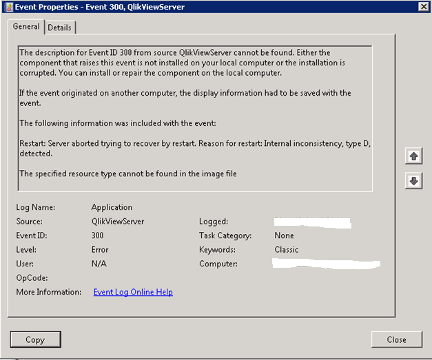 QlikView Server hang and restarts. - Qlik Community - 297823