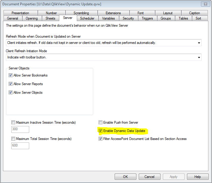 Solved: dynamic update based on selection - Qlik Community - 1080339