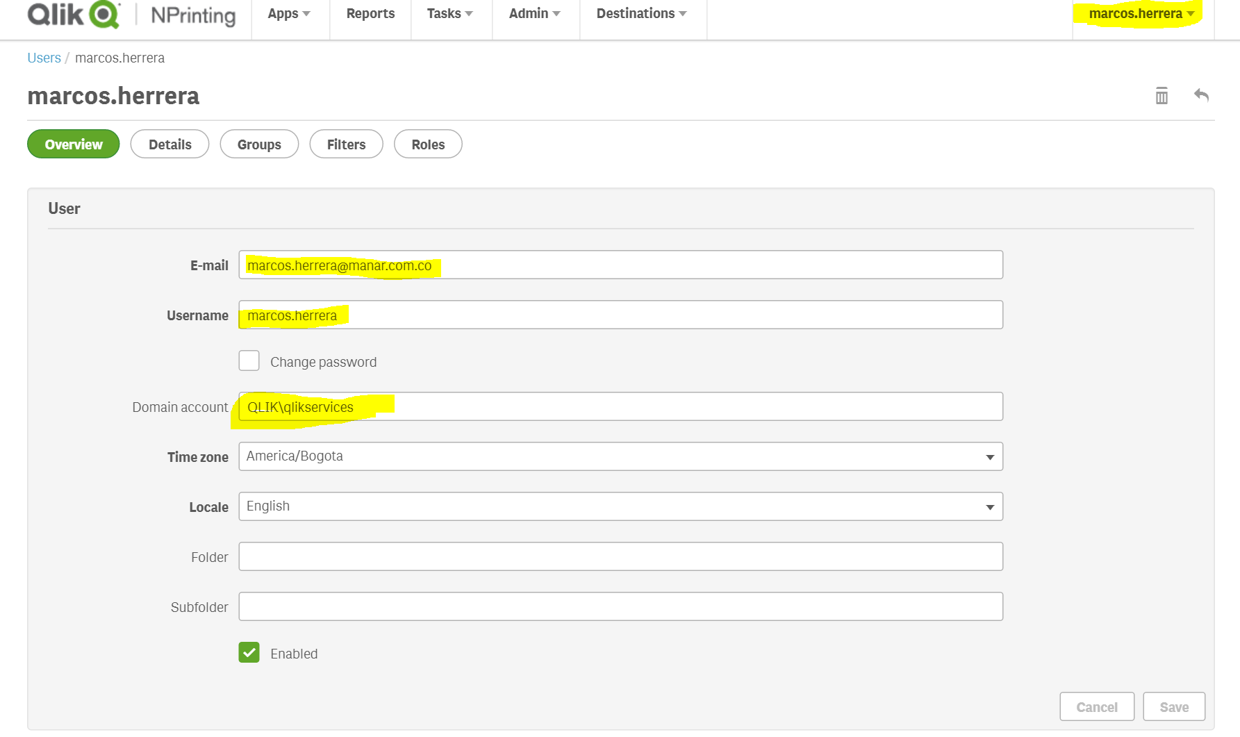 Solved: Qlik NPrinting connection to QlikSense never ends ... - Qlik ...