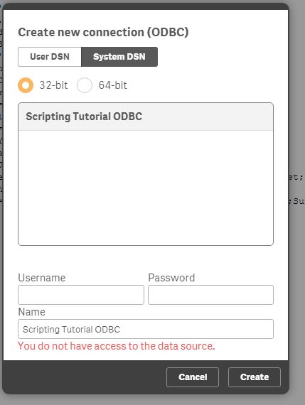 Solved Qliksense Scripting Tutorial In Help Create Conn Qlik Community 1181591