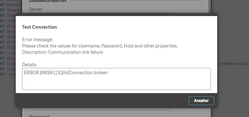 ERROR[08S01][QLIK]connection broken - Qlik Community - 1364981