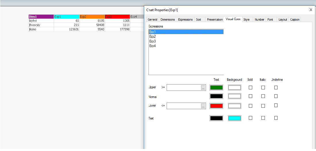How to set Different Background Colors for Dimensi... - Qlik Community - 1416323
