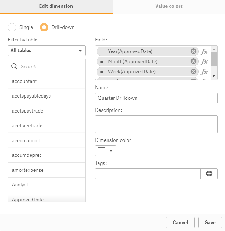 Drilldown Dimension Labels - Qlik Community - 1462369