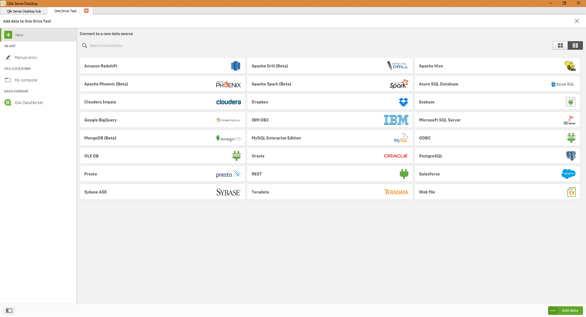 Connect One Drive Excel Sheet to Qlik Sense - Qlik Community - 90719