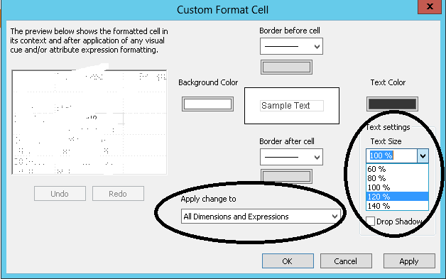 Solved: Changing font size of pivot table - Qlik Community - 771137