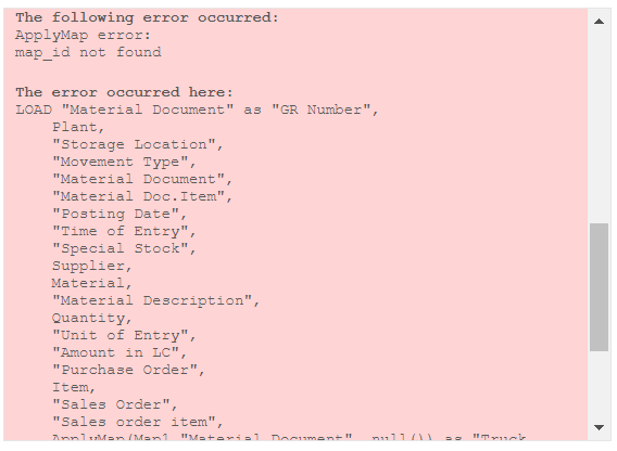Solved: ApplyMap - Qlik Community - 2037451