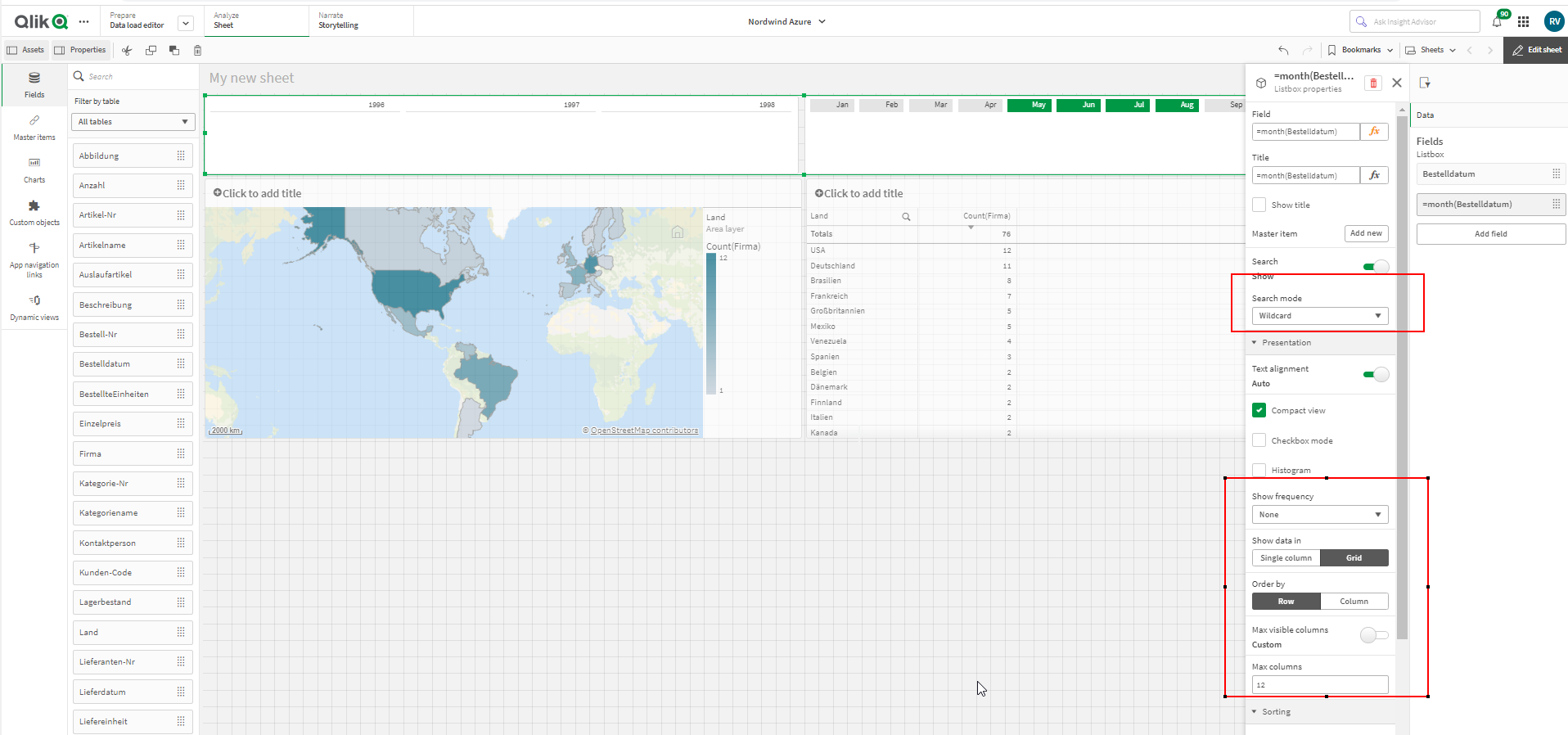 QS: Horizontal Filter Pane - Qlik Community - 1729111