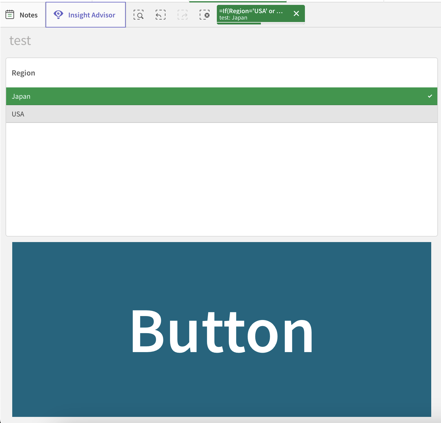 Bookmark function an Button function - Qlik Community - 2070069