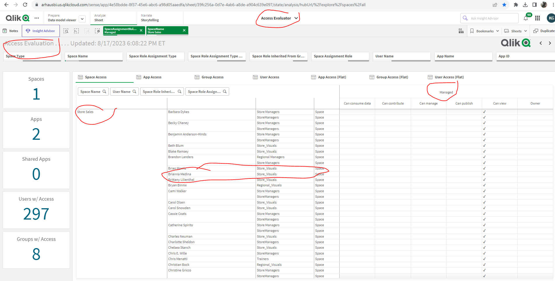 Access Evaluator - Monitoring App for Qlik Cloud - Qlik Community - 1954291