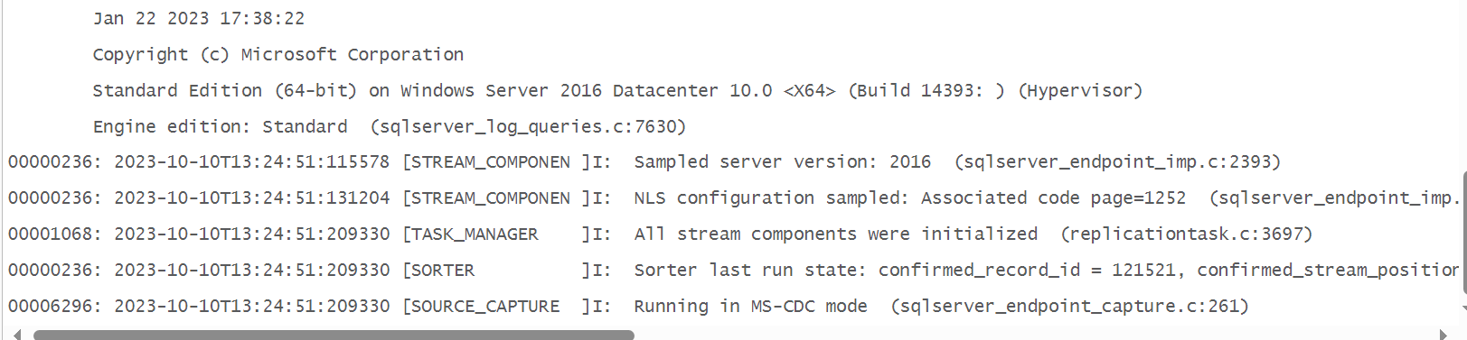 Solved: LogStream tasks stopping abnormaly - Qlik Community - 2126830