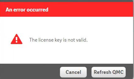 Solved: The license key is not valid - Qlik Community - 2140579