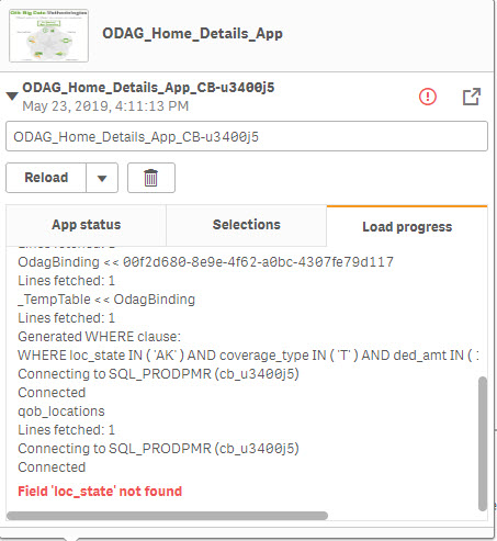 ODAG Fails For Field Not Found - Qlik Community - 1584176