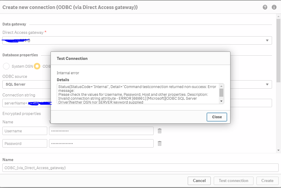 Connector error: Status(StatusCode="InvalidArgumen... - Qlik Community - 2156419