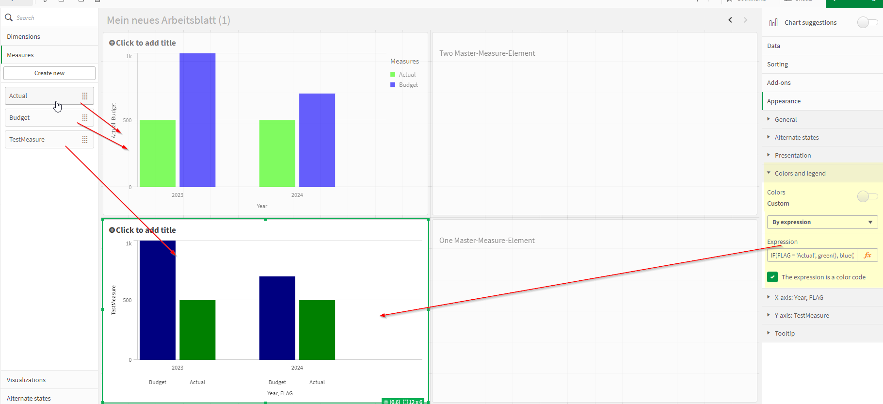 Set color to measure - Qlik Community - 2423196