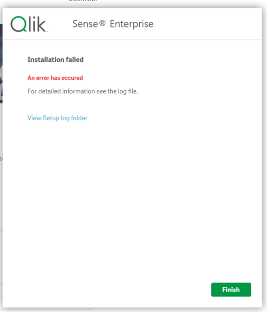 Can not install Qlik Sense Enterprise - Qlik Community - 2456085