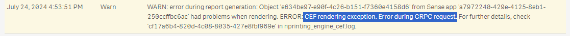 Erorr:CEF rendering exception. Error during GRPC r... - Qlik Community ...