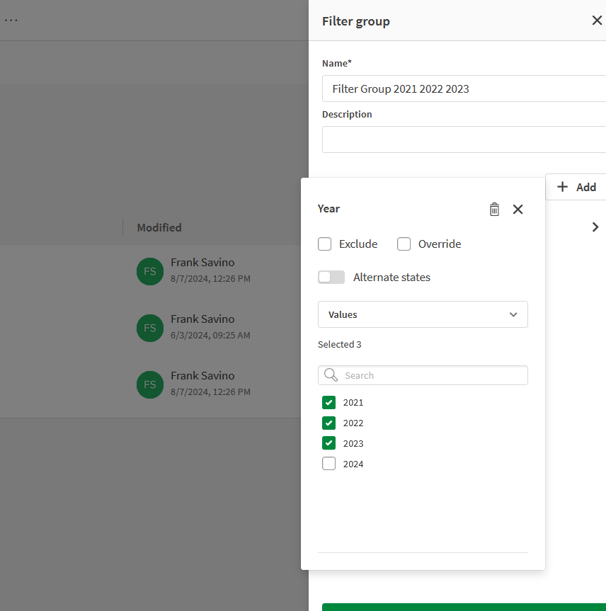 Adding multiple filters to the recipients - Qlik Community - 2472469