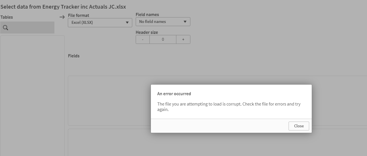 Loading Excel dashboard data in Qlik - Qlik Community - 2479118