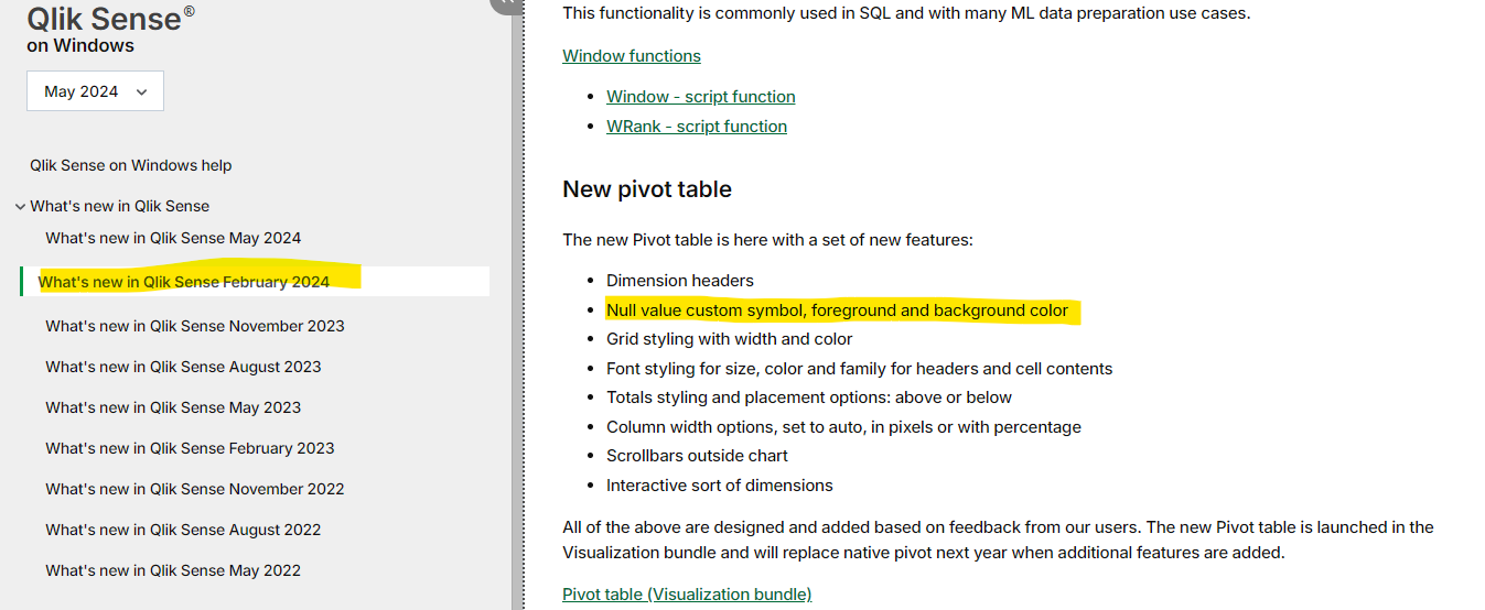 Qliksense pivot table background colour when null ... - Qlik Community ...