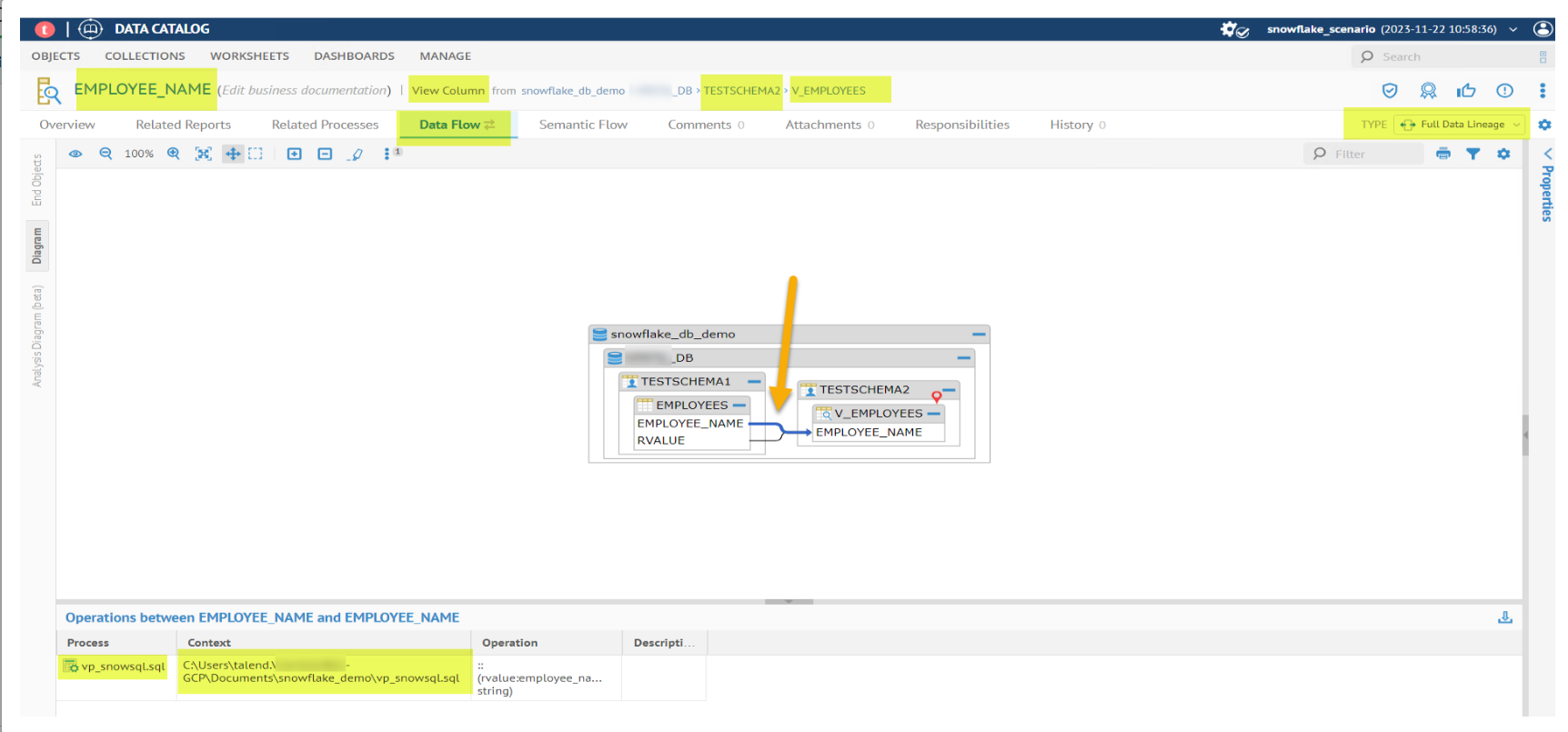 Tracing data lineage for SnowSQL in Talend Data Ca... - Qlik Community ...