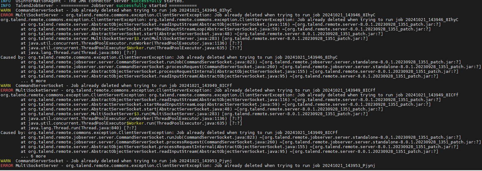 Error while processing Job Conductor with TAC with... - Qlik Community - 2488128