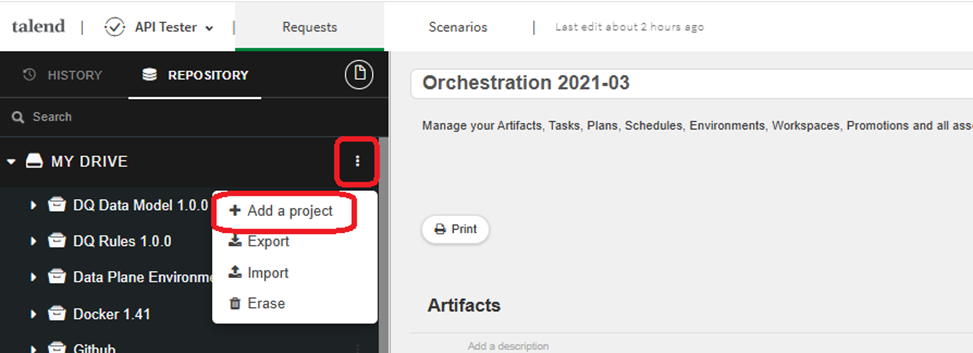 Exploring TMC API with Talend API Tester