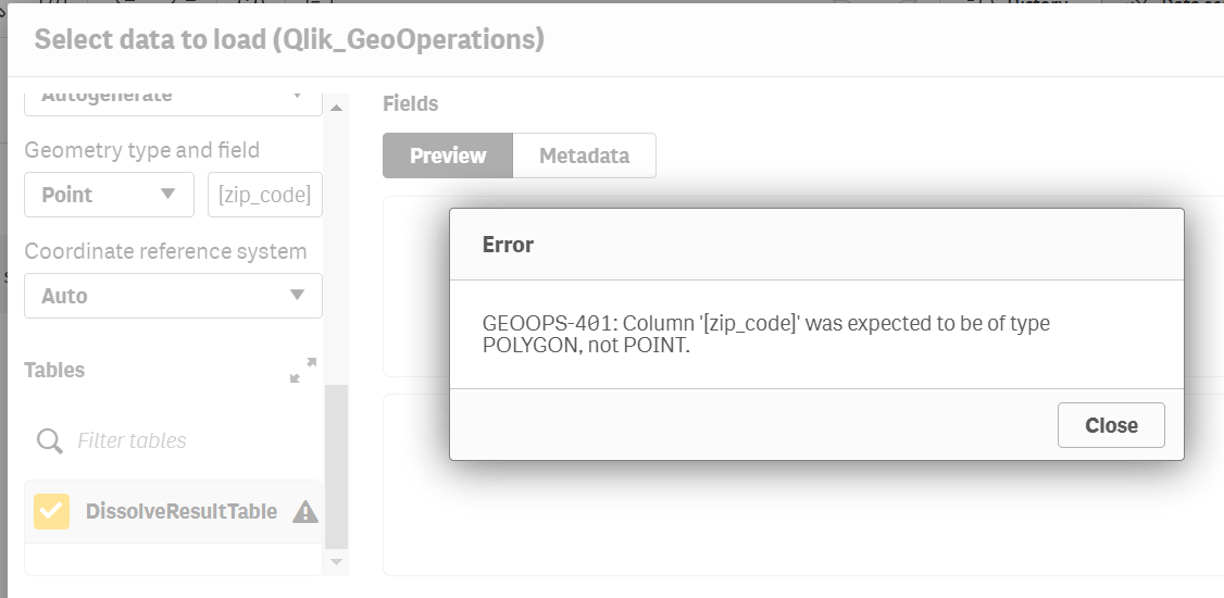 How to use Geo Operations connection Dissolve oper... - Qlik Community ...