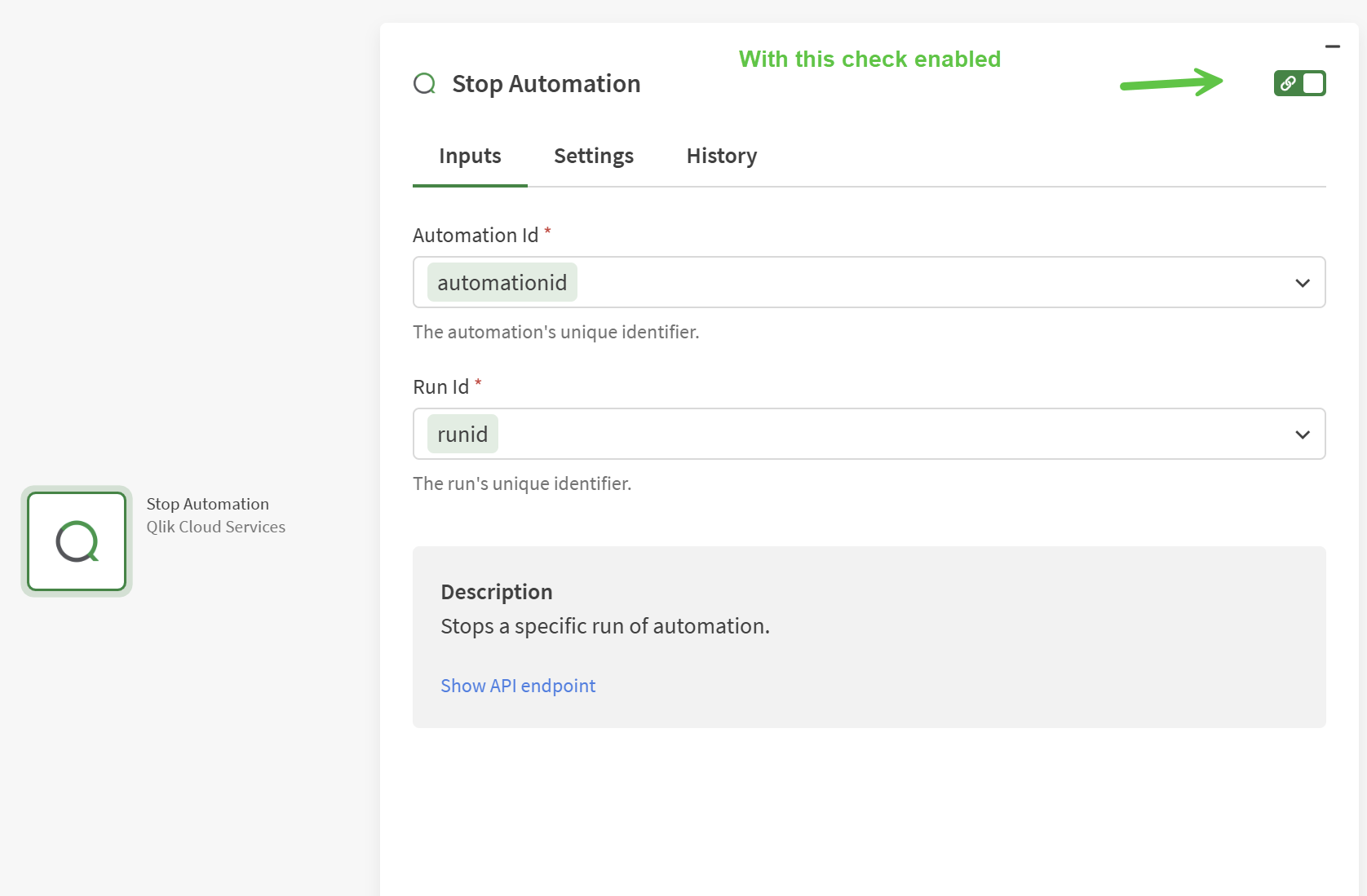 Stop Automation Block (Qlik Cloud Services) - Page 2 - Qlik Community - 2514465