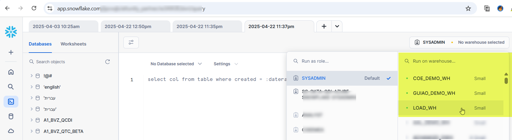 Solved: Warehouse Errror - Change of Target endpoints user... - Page 2 ...