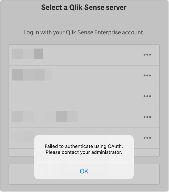 Qlik Sense Client Managed mobile app on iOS: Faile... - Qlik Community ...