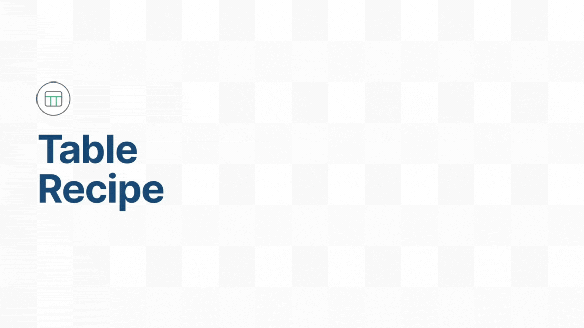 Table Recipe now in Qlik Cloud Analytics - Qlik Community - 2528162