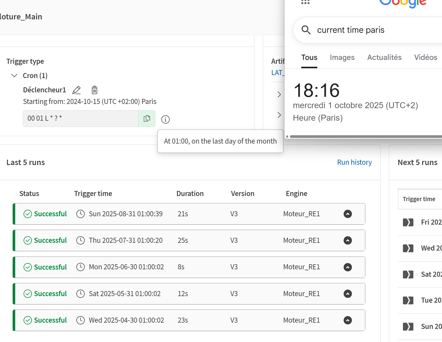 Solved: TMC Last Day Of Month Cron trigger didnt trigger f... - Qlik Community - 2532253