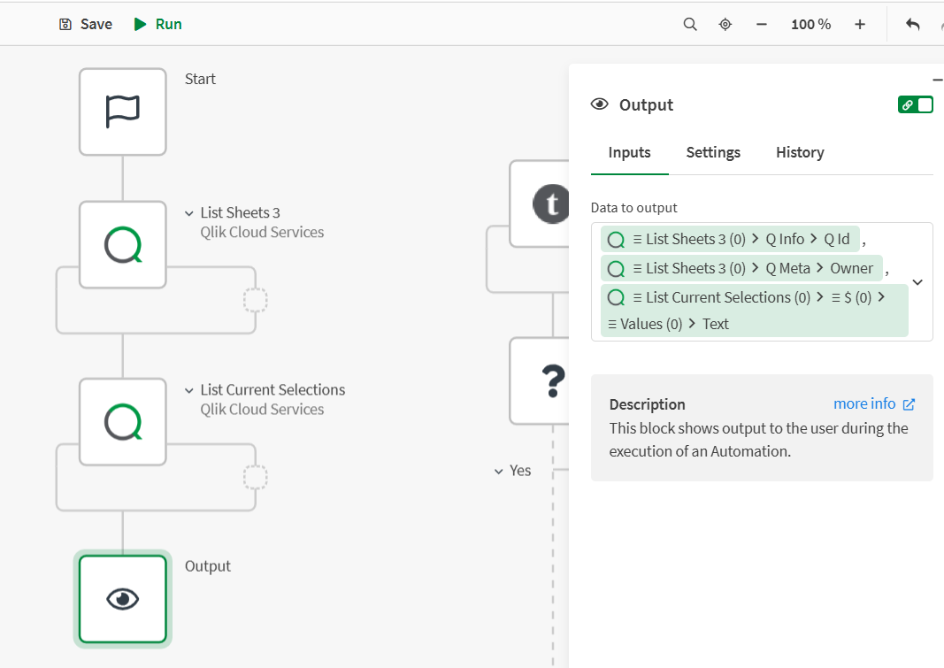 Send value of a selected column in Qlik Cloud App ... - Qlik Community ...