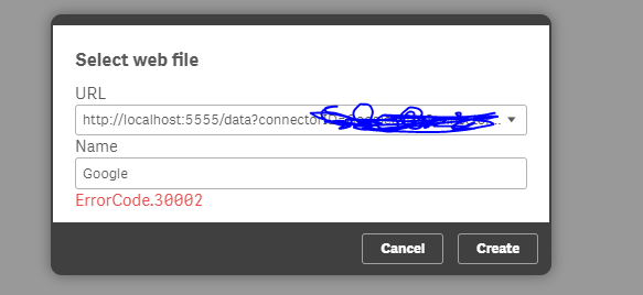 Qlik Web Connector Error - Qlik Community - 1506391