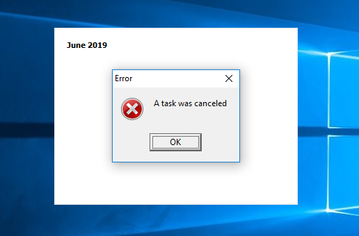 A Task was Cancelled - NPrinting - Qlik Community - 1643599