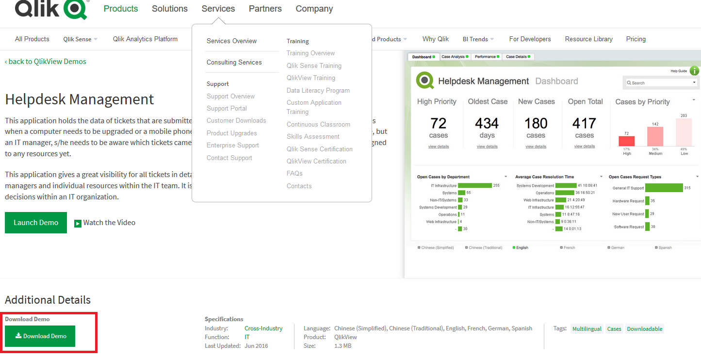 How to Download Qlik Demo application - Qlik Community - 1647795