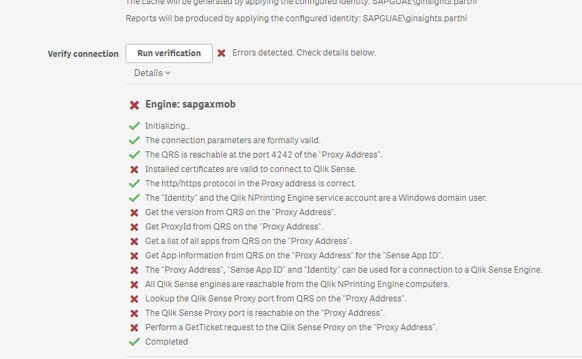 Nprinting Connection Error in Qliksense - Qlik Community - 1525096