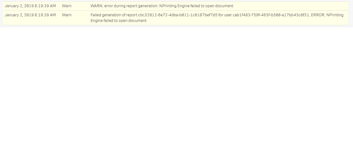 NPrinting Engine failed to open document - Qlik Community - 1525437