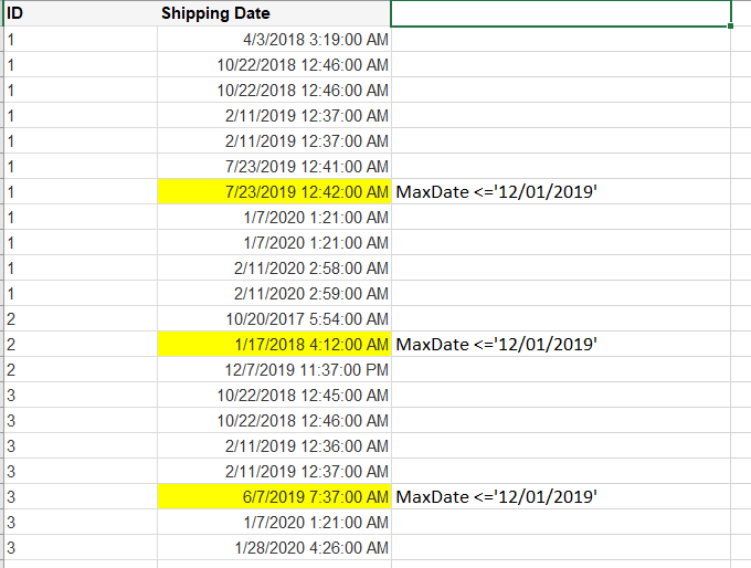 Solved: Find Max Date with selected date - Qlik Community - 1677617