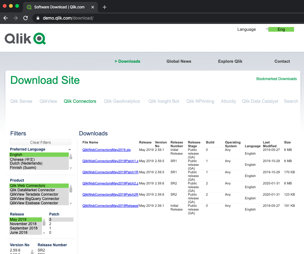 Where can I download Qlik Web Connectors for offi... - Qlik Community - 1673025