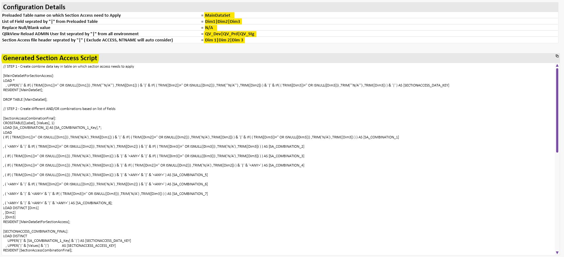 Generate Complex Authorization Script in QlikView ... - Qlik Community ...