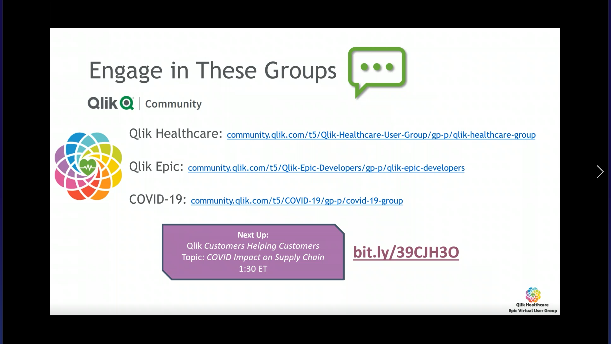 Recording - April 2020 Qlik Healthcare Virtual Use... - Qlik Community ...