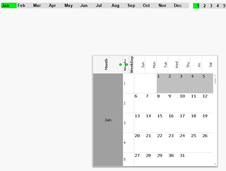 Solved: Calendar selection in pivot table as Outlook calen... - Qlik ...