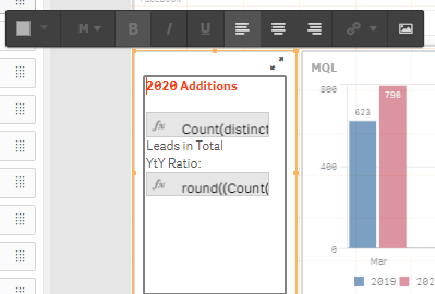Negative in Red for Text&image charts - Qlik Community - 1695599