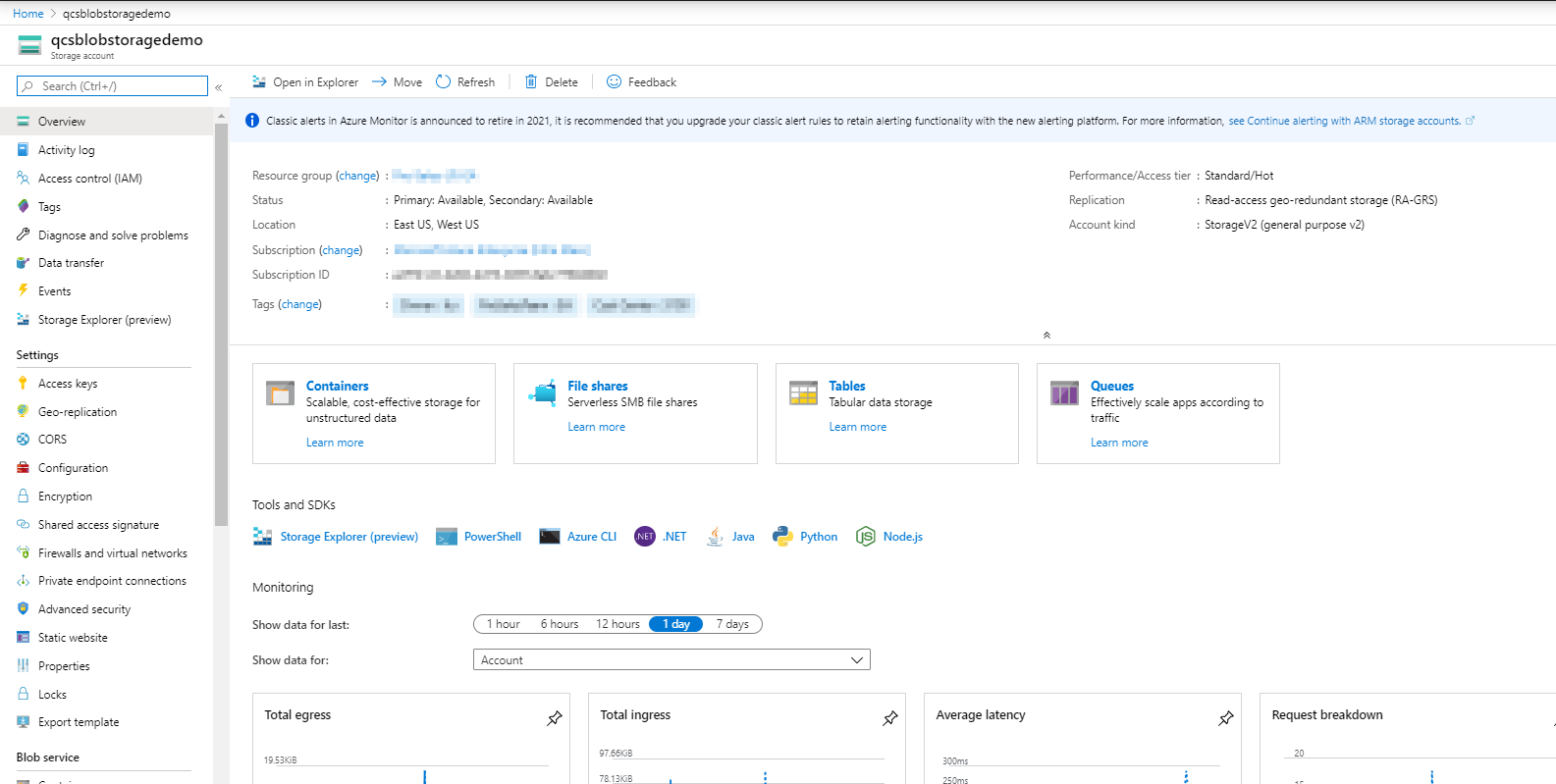 Configuring Azure Blob Storage in Qlik Cloud - Qlik Community - 1703659