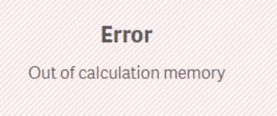 Qlik Sense: "Out of calculation memory" while load... - Qlik Community ...
