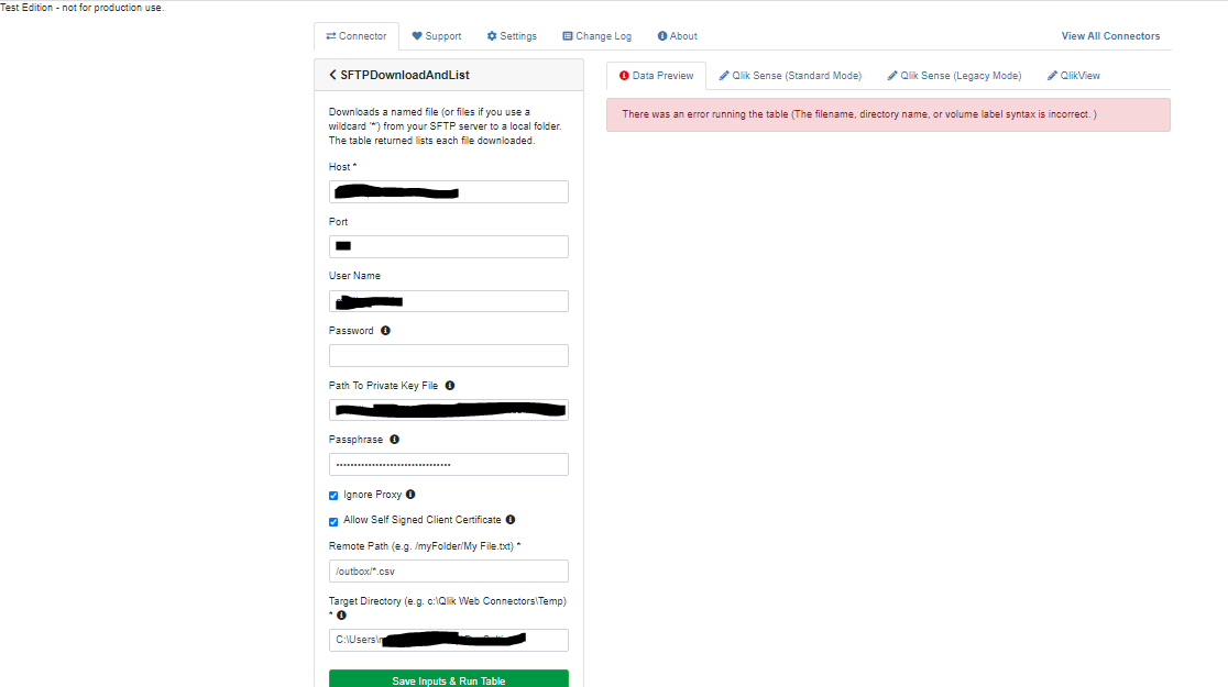 Qlik FTP/SFTP Connection Issue - Qlik Community - 1761349