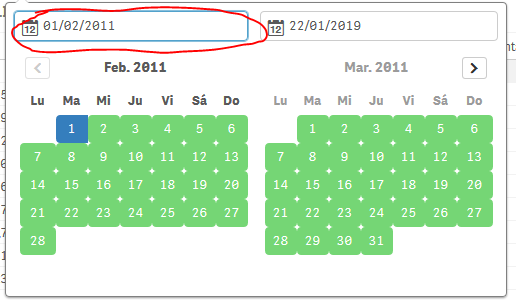 Date picker single date typing option - Qlik Community - 1534543