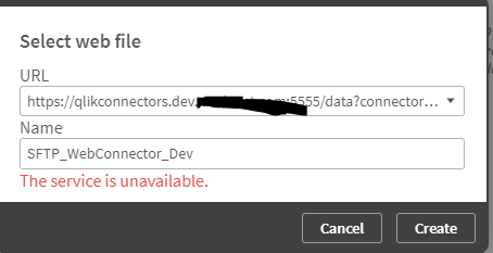 Qlik FTP/SFTP Connection Issue - Qlik Community - 1761349